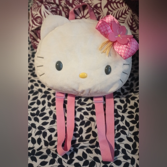 Sanrio | Accessories | Sanrio Hello Kitty Plush Backpack | Poshmark